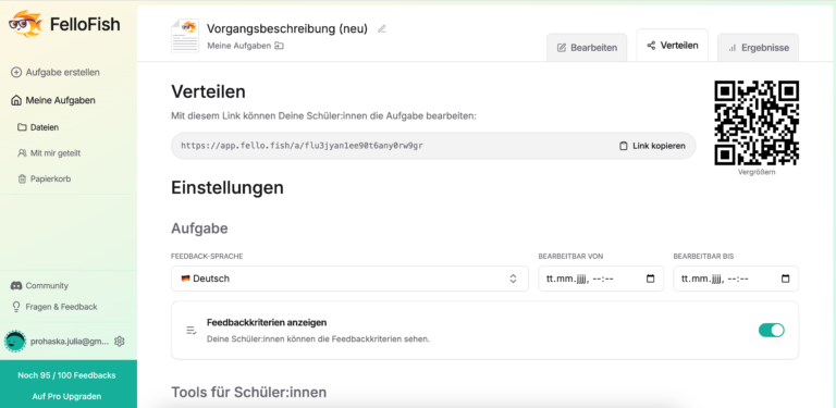 KI-gestütztes Feedback mit FelloFish (vormals Fiete.ai) - Medienfundgrube